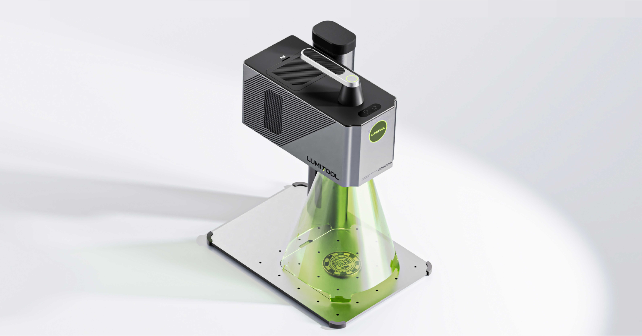 LumiTool 20W True Fiber Laser Engraver: 10X Faster